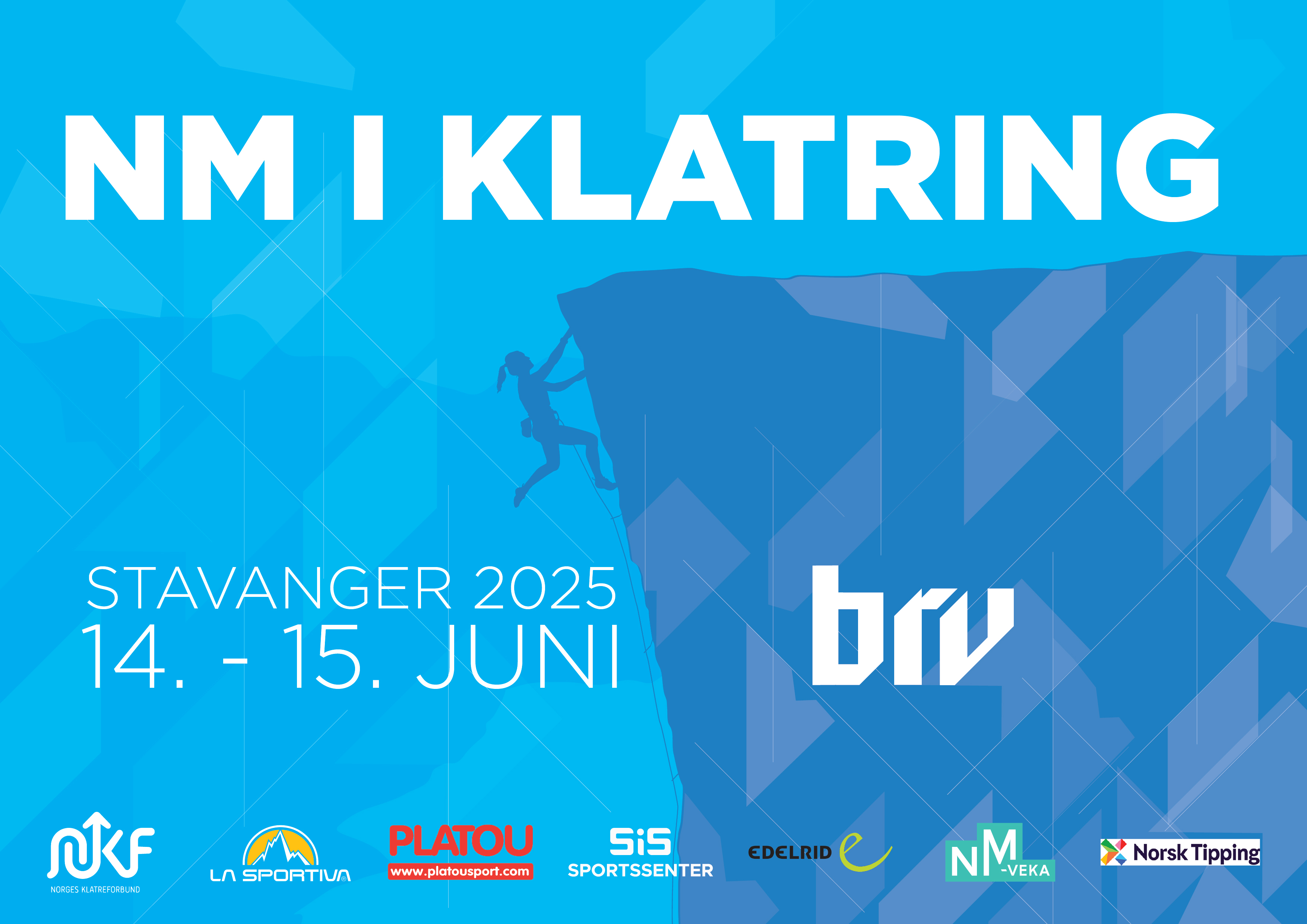BRV | NM i klatring – Stavanger – 14. og 15. juni 2025